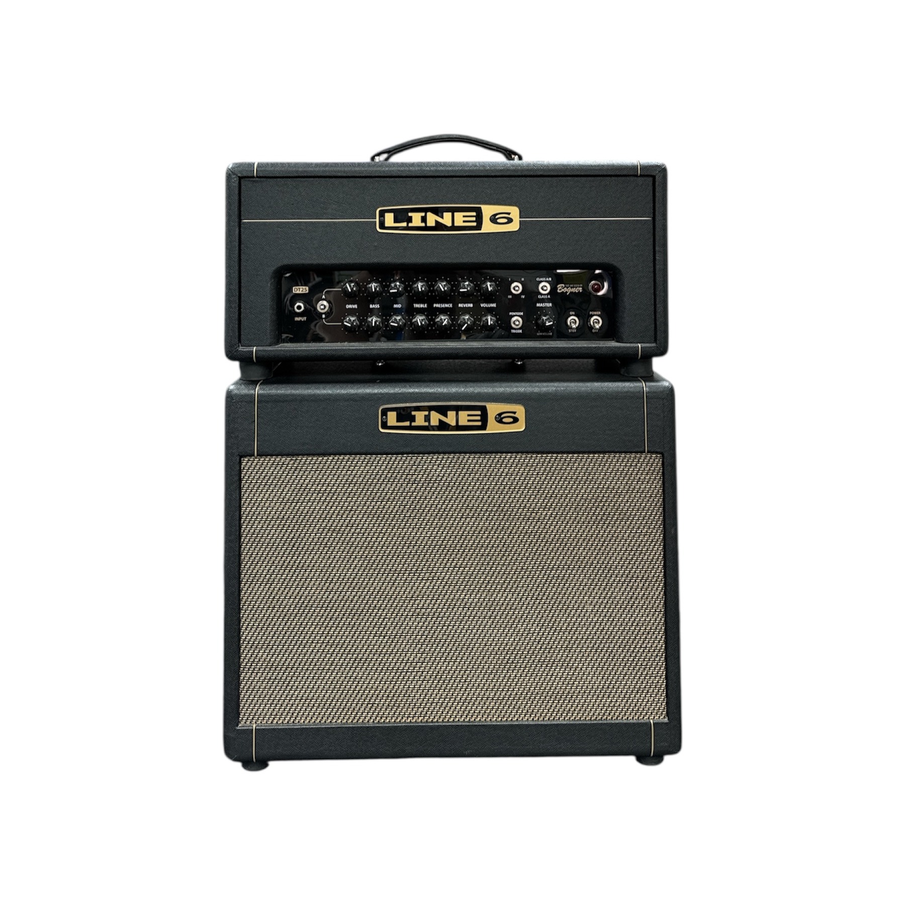 Pre-owned Line 6 DT25 25-Watt Digital Modeling Guitar Amp Head & 1x12 Cabinet - Own4Less